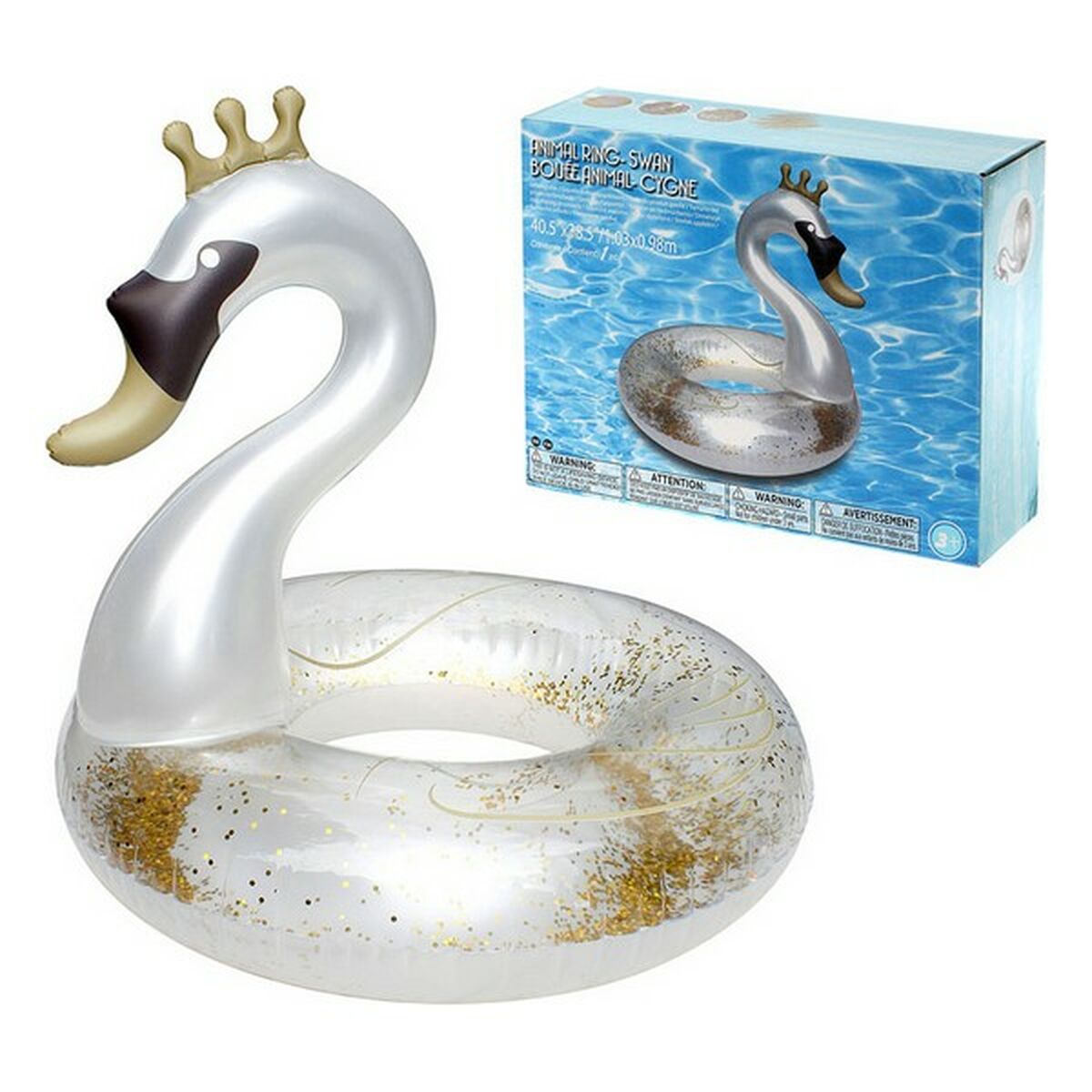 Inflatable Pool Float Swan 6926262903801 White 103 cm (103 cm) – YES SHOP ONLINE